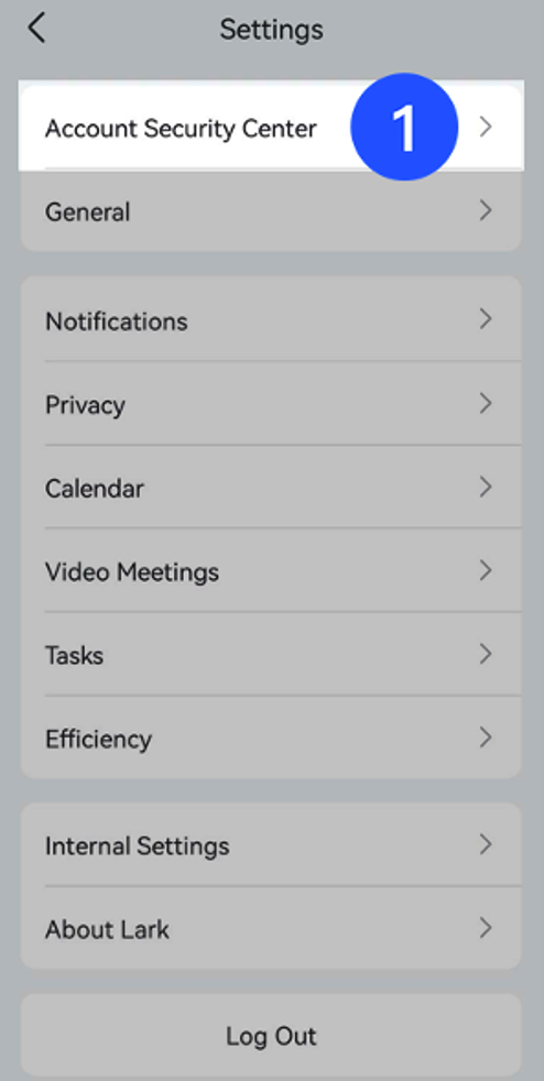 Manage Feishu login method and contact information
