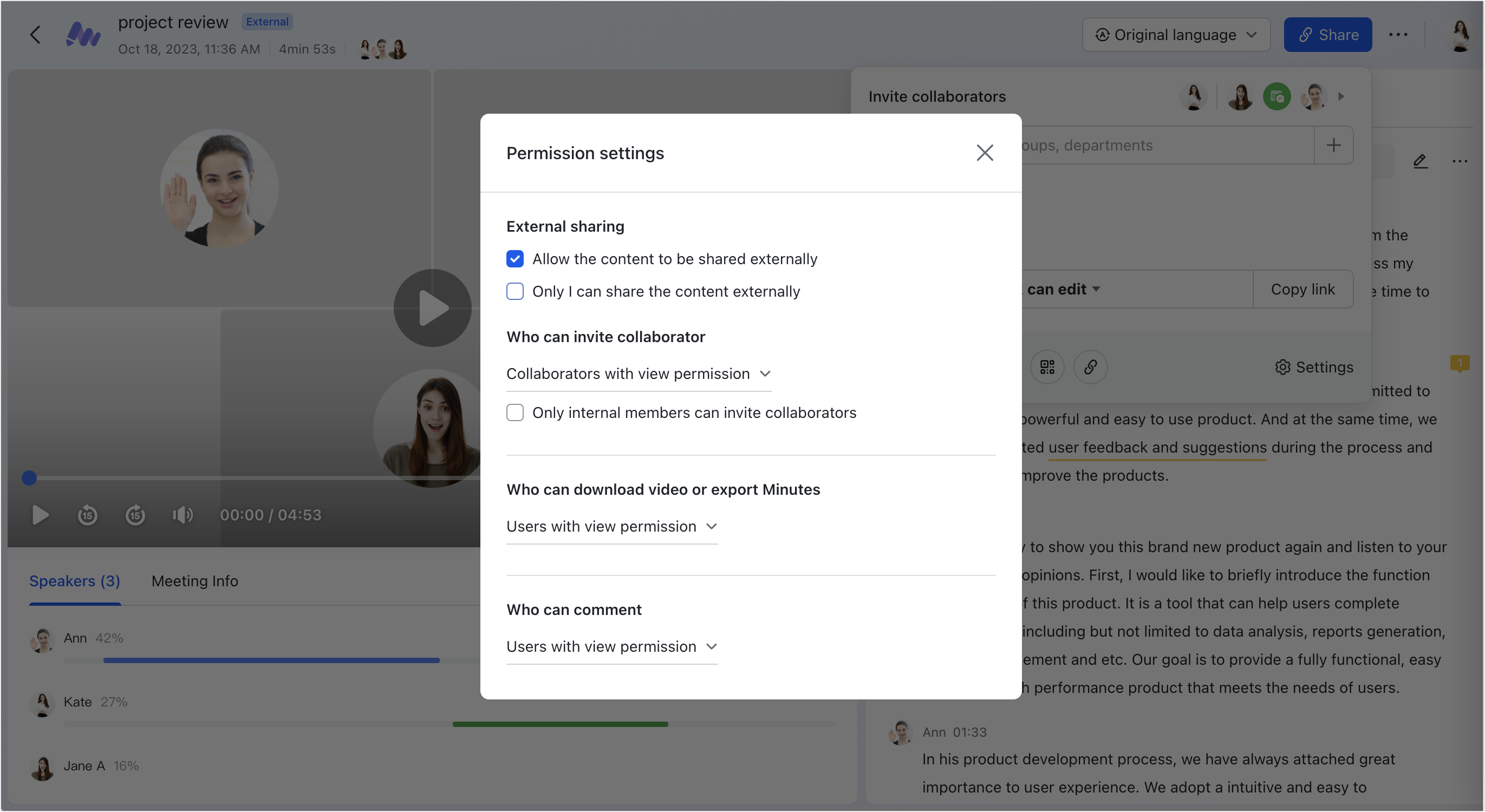 Get started with Lark Minutes